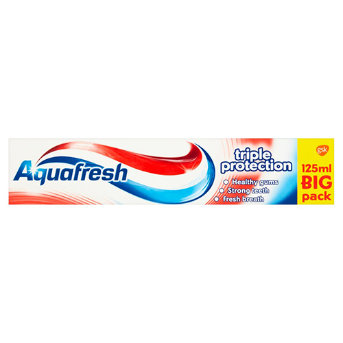 AQUAFRESH TOOTHPASTE TRIPLE PROTECTION 125ml - B&J Supplies