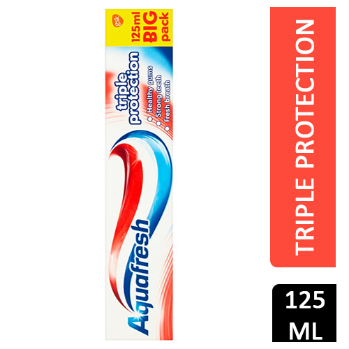 AQUAFRESH TOOTHPASTE TRIPLE PROTECTION 125ml - B&J Supplies